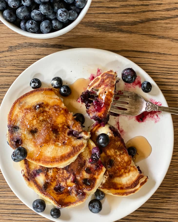 Blueberry Pancakes (The Easiest, Fluffiest Recipe) | The Kitchn